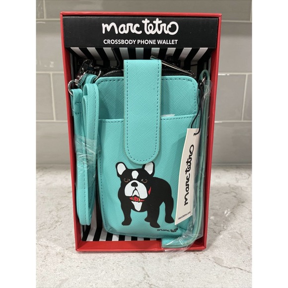 Marc Tetro | Bags | Bulldog By Marc Tetro Crossbody Phone Wallet ...